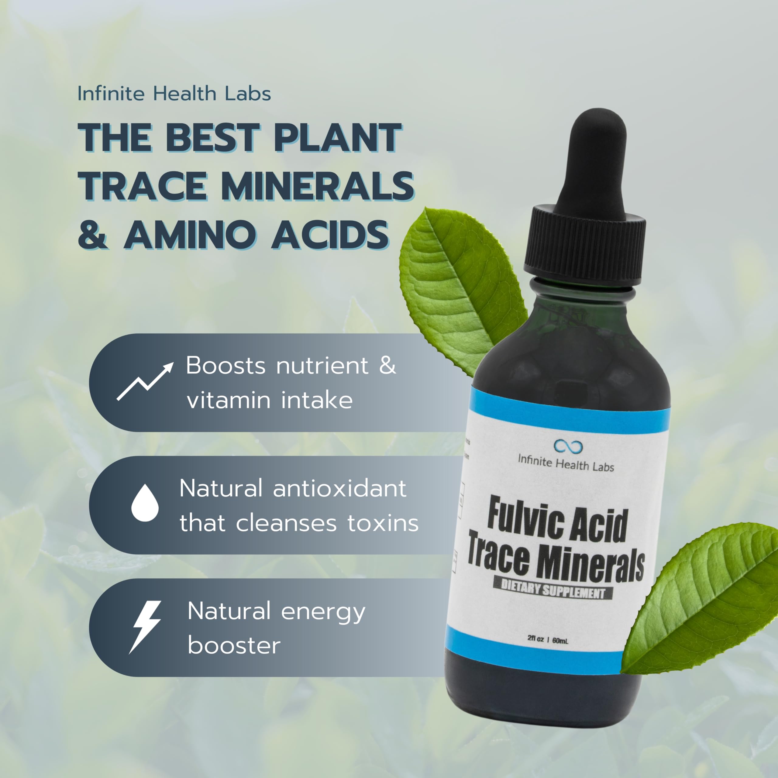 Mua Fulvic Acid Trace Minerals Supplement - 169 Servings - Humic Acid ...