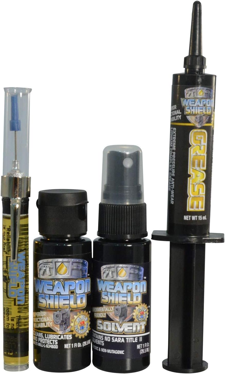 Amazon.com : Steel Shield Weapon Shield Maintenance Kit 1 oz. Liquid ...