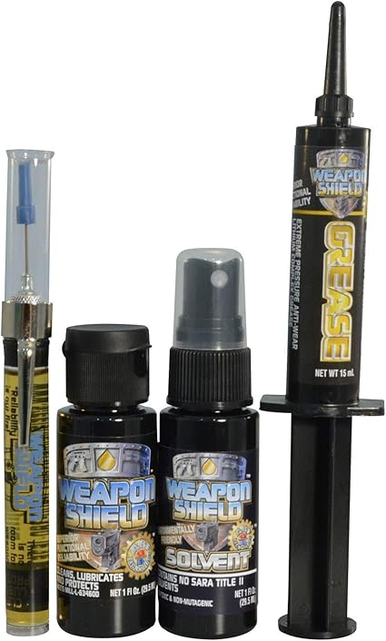 Amazon.com : Steel Shield Weapon Shield Maintenance Kit 1 oz. Liquid ...
