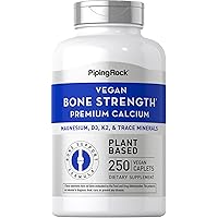 Amazon.com: Piping Rock Bone Strength Algae Supplement | 250 Caplets ...