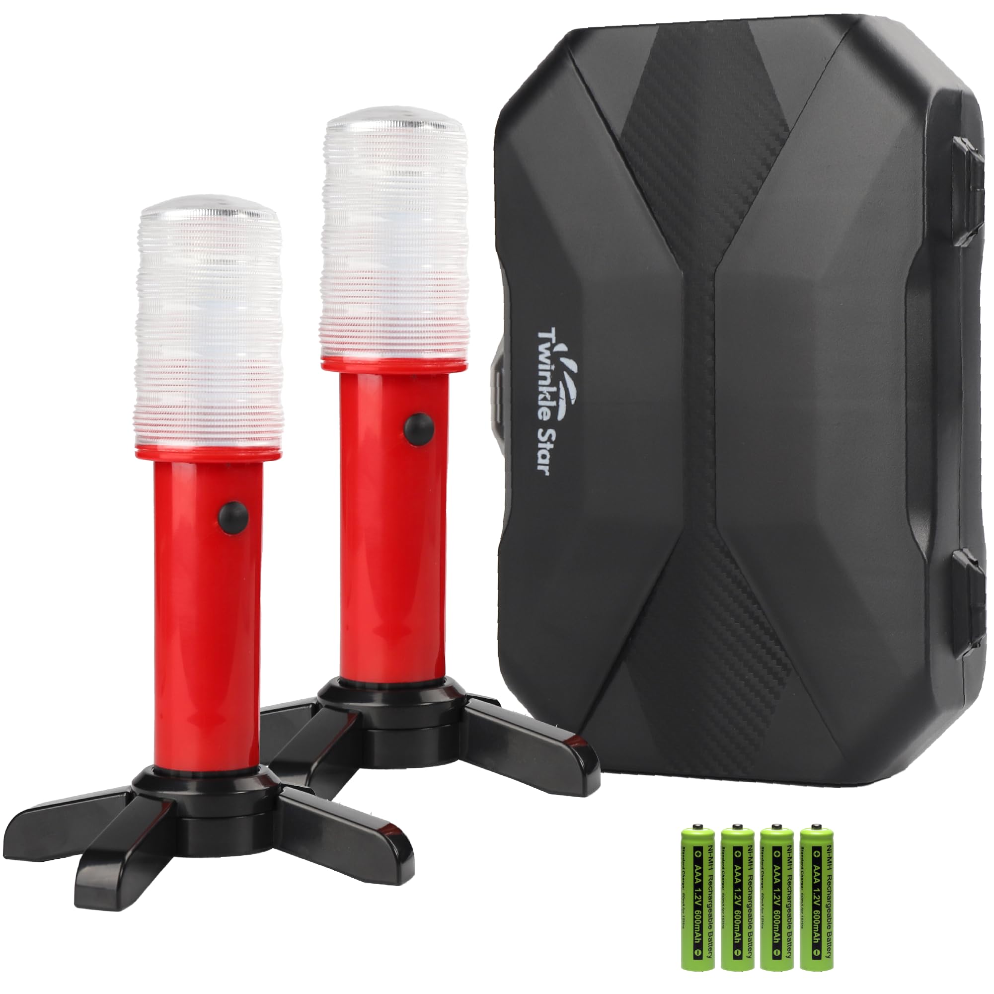 Twinkle Star Emergency Roadside Flares Kit LED Safety Strobe Road ...