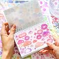 Amazon.com: Glitter Stickers Art Paper Sticker Book 50 Different Sheets ...