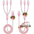 Amazon.com: Multi Charging Cable,(2Pack 4FT) 3 in 1 Charging Cable for Multiple Devices, Nylon ...