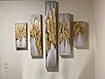Amazon.com: Signature Design by Ashley Devlan Modern 5 Piece Glam Gold ...