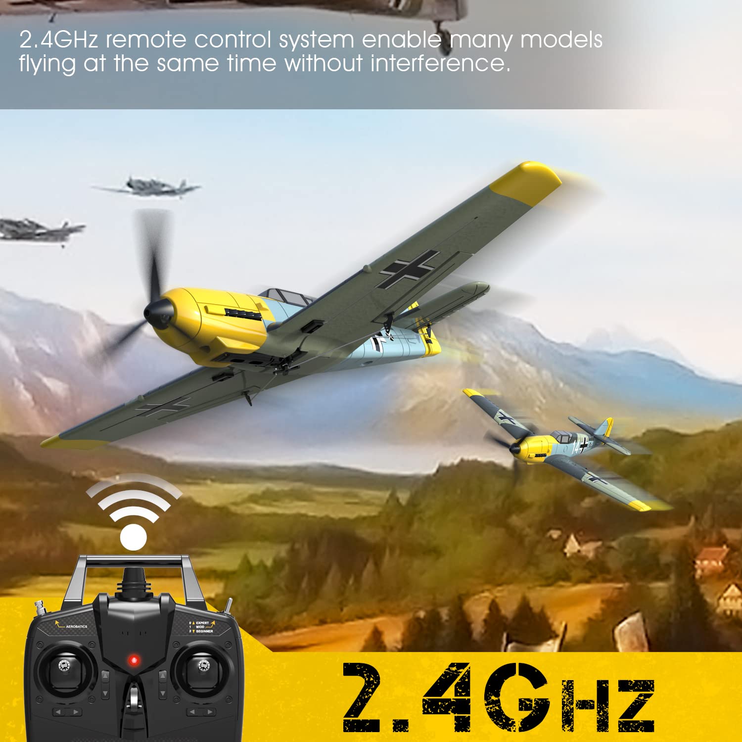 Mua VOLANTEXRC RC Plane 4CH RC Airplane BF-109 RTF Remote Control Plane ...
