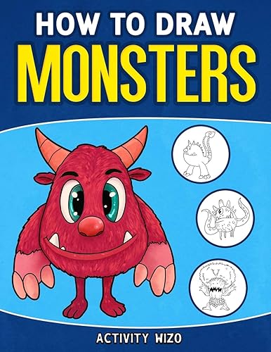 How To Draw Monsters: An Easy Step-by-Step Guide for Kids in Kuwait ...