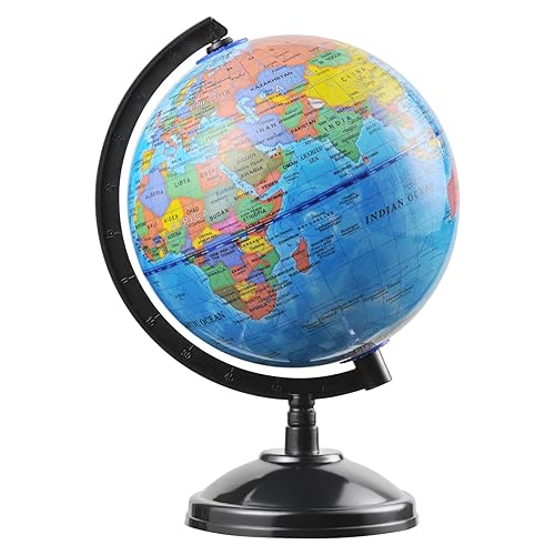 World Globe for Kids Learning - 6 inch Interactive Earth Globe with ...