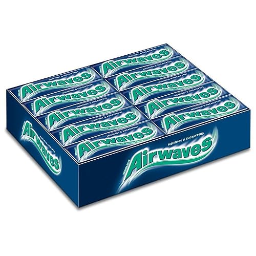 Wrigley's Airwaves Cherry Menthol Flavour Sugarfree Chewing Gum 10 ...