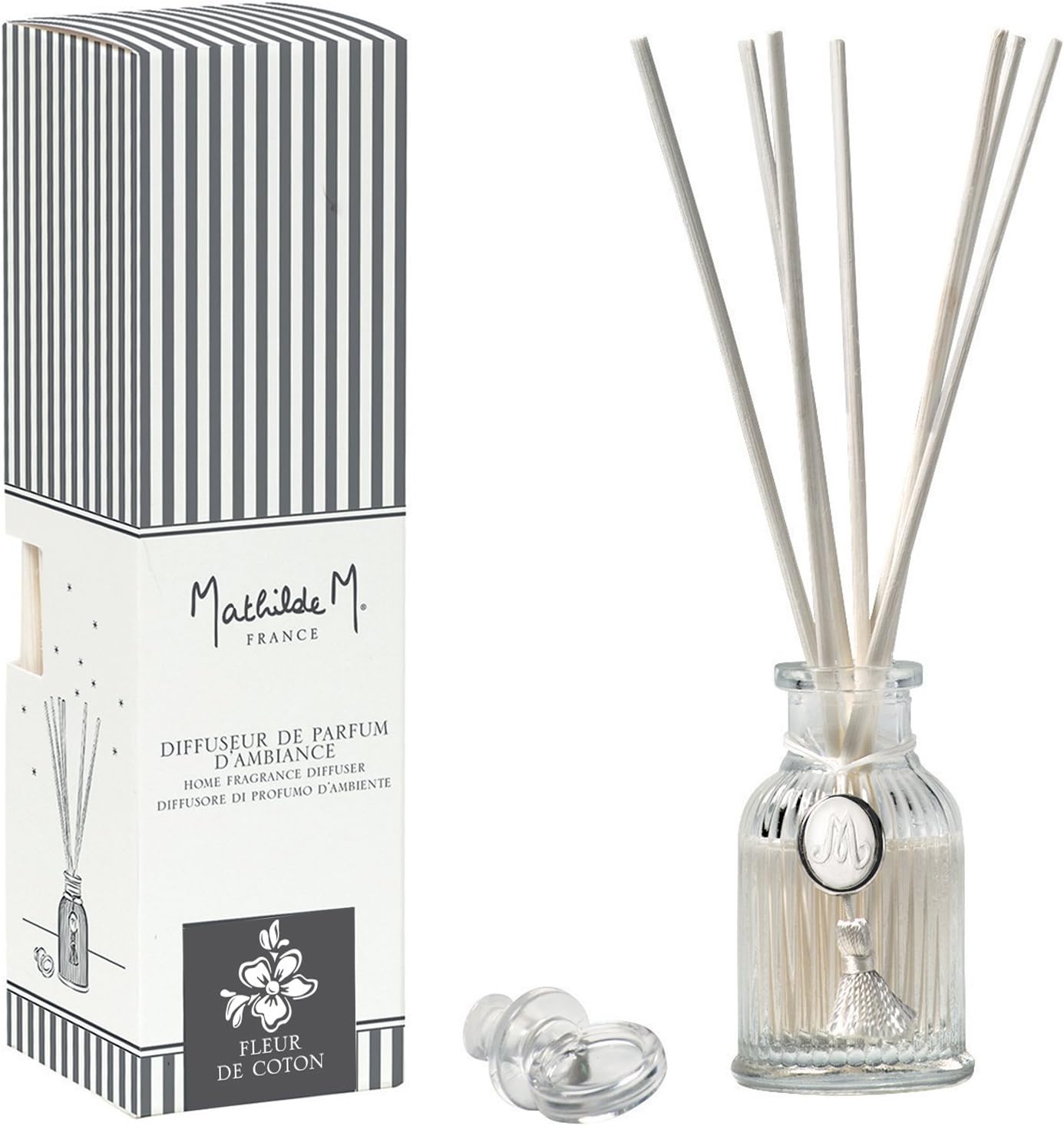 Mathilde M:"Les Intemporels” Home Fragrance Diffuser Set Fleur de Coton ...
