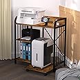 Amazon.com: YILFANA Printer Stand,Large Printer Stand with Storage ...