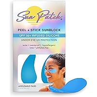 Amazon.com: Protect Your Skin with Sun Patch - UPF 50+ Silicone Patches for Under Eye & Face ...