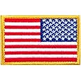 Amazon.com: Tactical Patches of USA US American Flag Reverse, with Hook and Loop for Backpacks ...