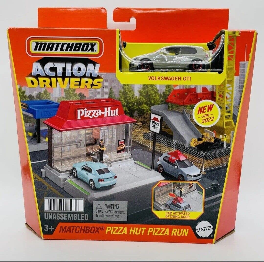 Mua Mattel Matchbox Action Drivers Pizza Hut Pizza Run Playset trên ...