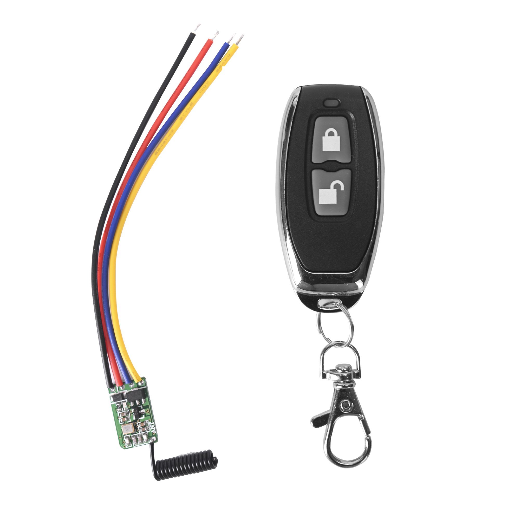 Buy DC 3.7V 6V 12V 24V 1A Mini Wireless Remote Control Switch ON Off ...