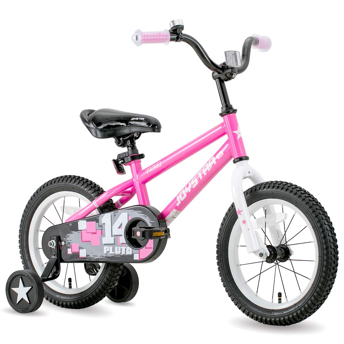 JOYSTAR Pluto Kids Bike with Training Wheels for 12 14 16 18 inch Bike ...