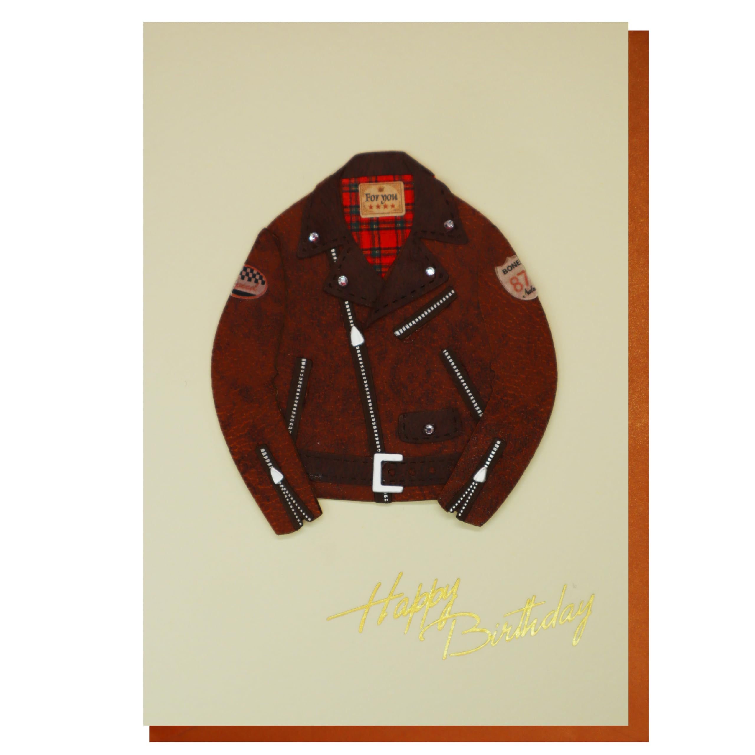Mua (Men's Birthday Card, Leather Jean) Leaf Work Company, Greetings ...
