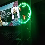 Amazon.com: ONXE USB LED Clock Fan with Real Time Display Function,USB ...