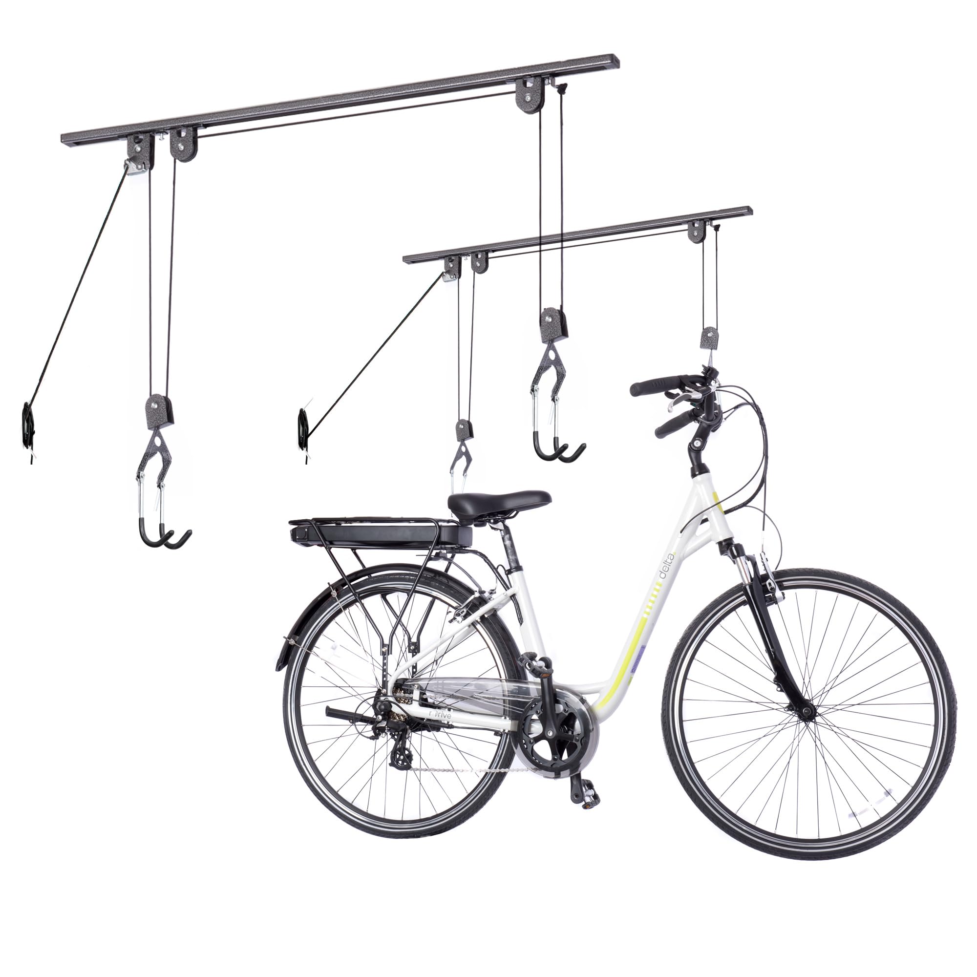 Bike Hoist Pro Ceiling Bike Rack by Delta Cycle (2-Pack) - Pre ...