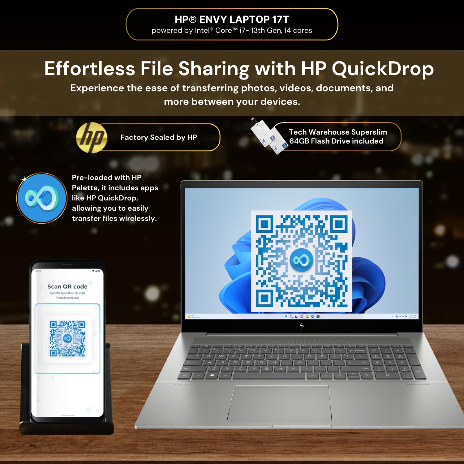 Mua HP Envy 17T Laptop, Intel® Core™ Ultra 7 155H (up to 4.8 GHz, 16 ...