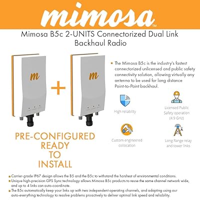 Mimosa B5c 11ac Backhaul Radio Kit - 2 Units Kosovo | Ubuy