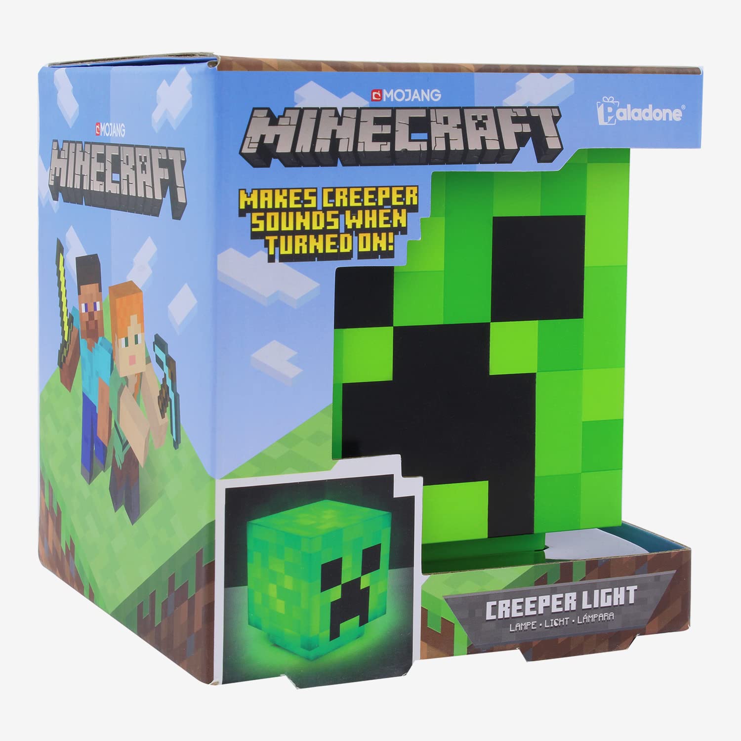 Minecraft Creeper Glitter Motion Light Paladone Minecraft Creeper Icon ...
