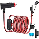 Amazon.com: SinLoon Cigarette Lighter SAE Battery Charger Cable,12V 15A Cigarette Lighter Plug ...