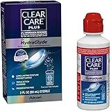 Amazon.com: Clear Care Triple Action Contact Lens Cleaning Disinfecting Solution Travel Pack- 3 ...