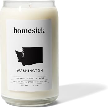 Amazon.com: Homesick Scented Candle, Washington: Home & Kitchen