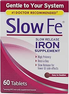 Amazon.com: Slow FE Iron Supplement 60 Tablets : Health & Household