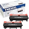 Amazon.com: TN830XL Black High Yield Printer Toner Cartridge Replacement for Brother TN830 TN ...