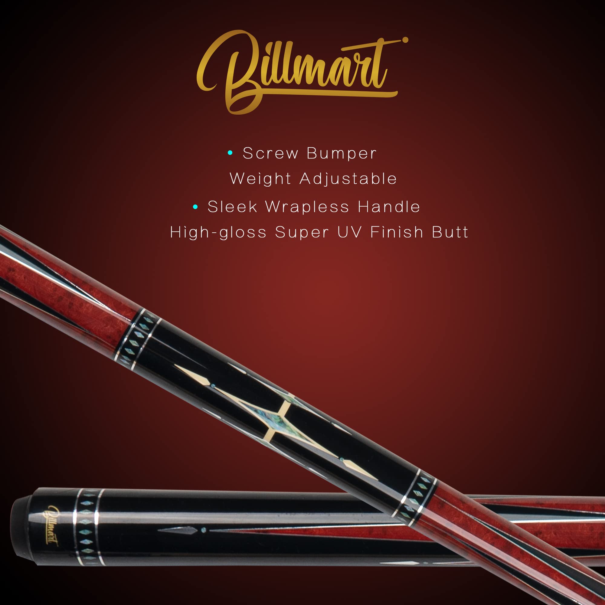 Mua Billmart Pool Cue Stick, Low Deflection Shaft Billiard Cue Sticks ...
