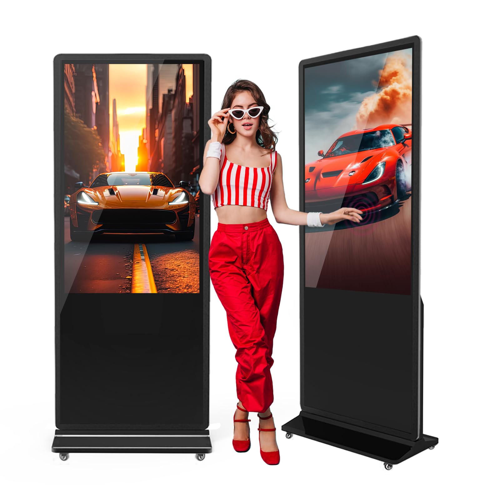 Mua JIYANG 55 Inch Indoor Touchscreen Digital Signage Floor Standing ...