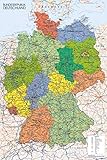 Amazon.com: Germany Map Reference Poster 24 x 36in: Home & Kitchen