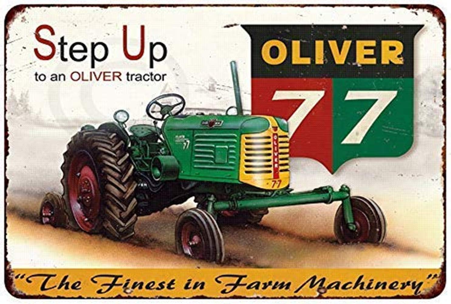 Vintage Metal Tractor Signs at Eunice King blog