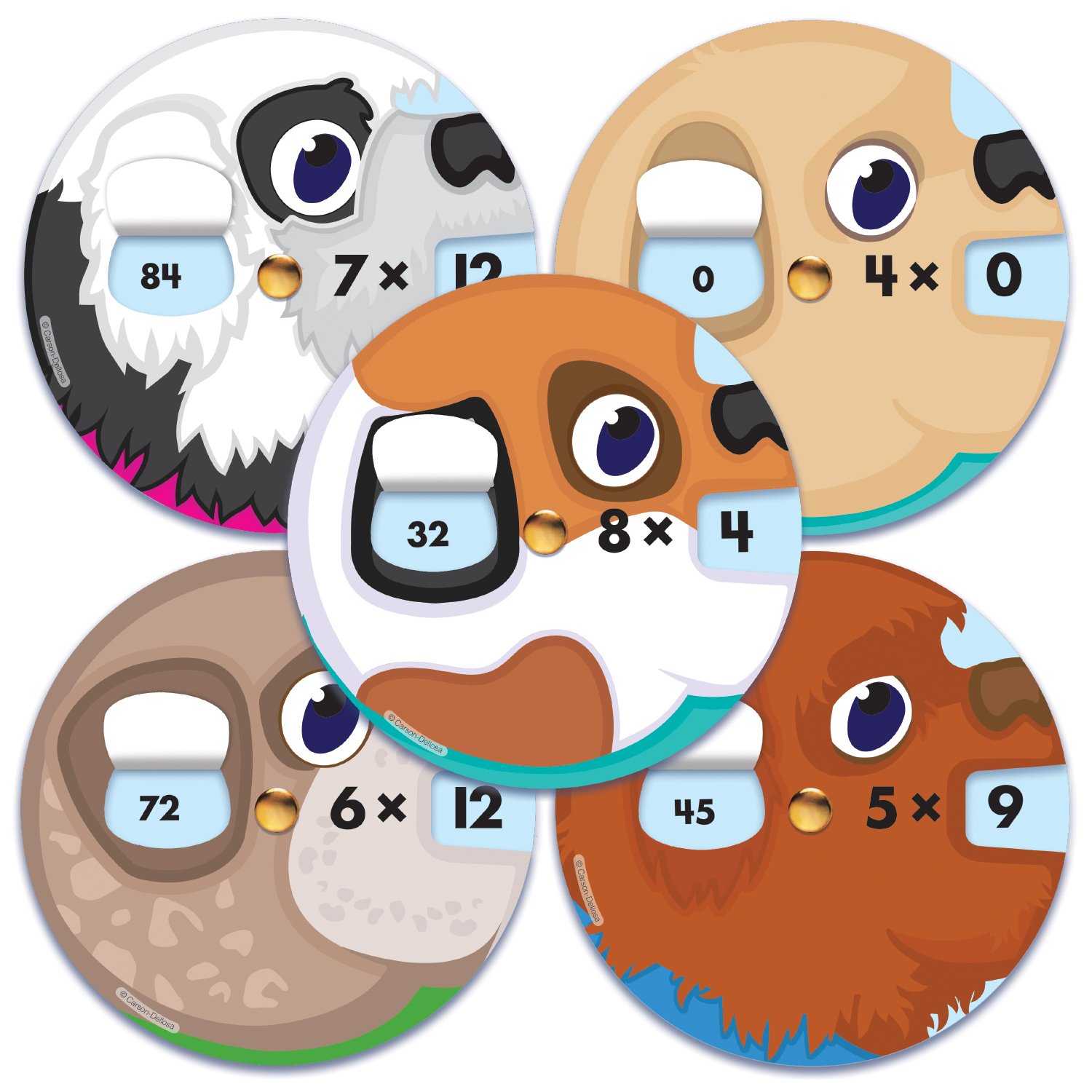 Mua Carson Dellosa Ez-Spin Multiplication Math Cutouts, 18 Math ...
