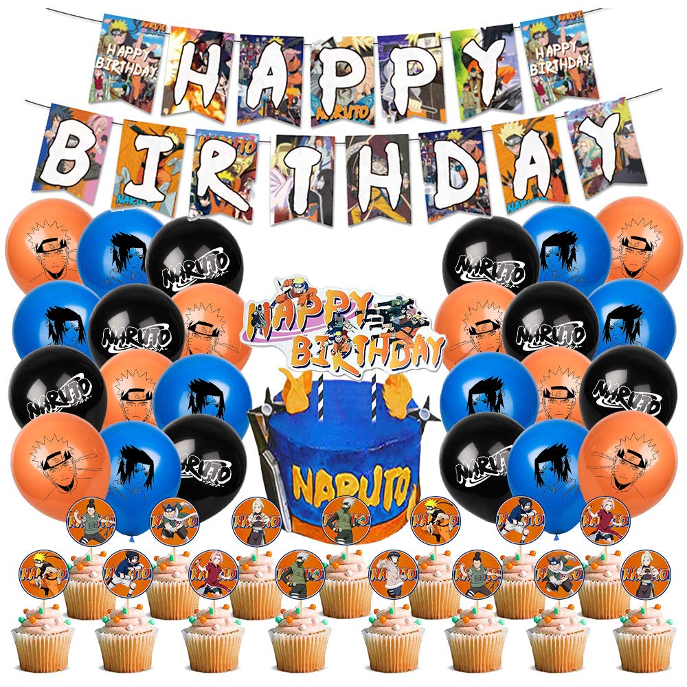 Buy Naruto Birthday Party Decorations, Naruto Anime Theme Party ...