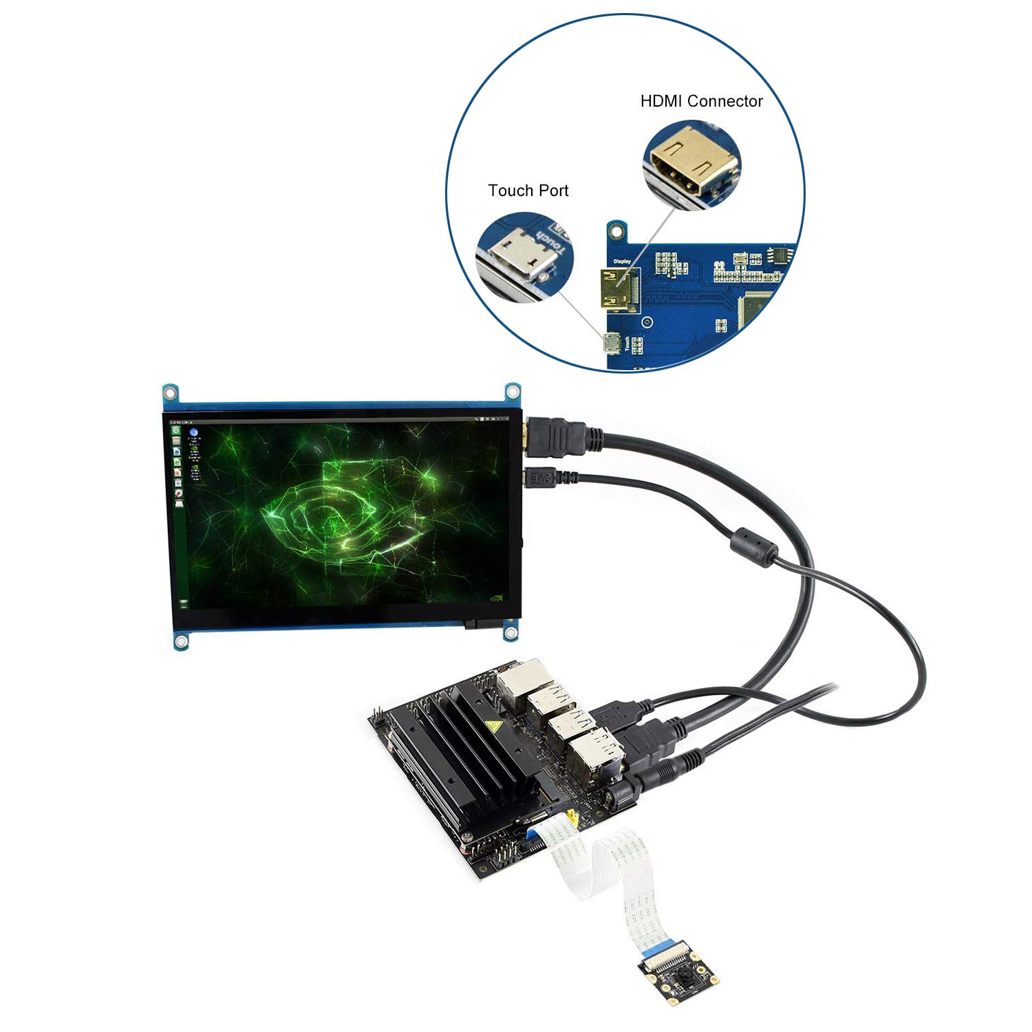 Mua Makeronics Developer Kit for Jetson Nano -7inch Touch| IMX 219-77 ...