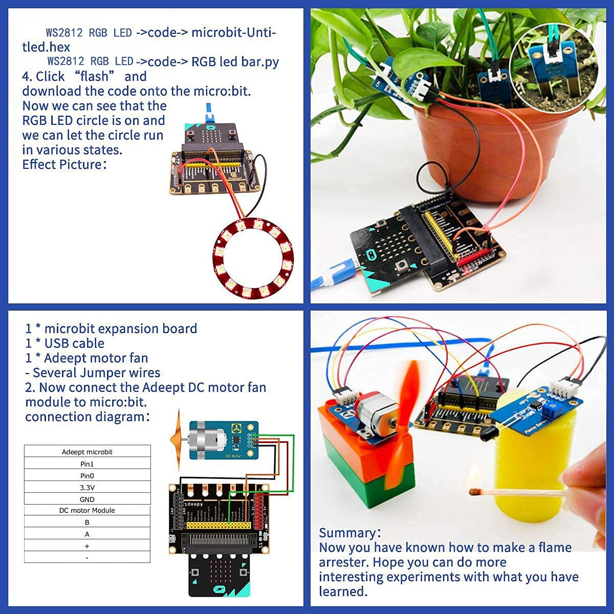 Mua Adeept BBC Micro:bit Sensor Starter Kit | Microbit Programmable ...