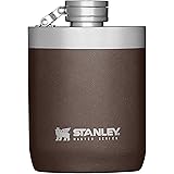 Amazon.com | Stanley Classic Flask 8oz with Never-Lose Cap, Wide Mouth ...