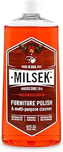 Amazon.com: Milsek Furniture Polish and Cleaner, 12 Ounce, Cinnamon, 12 ...