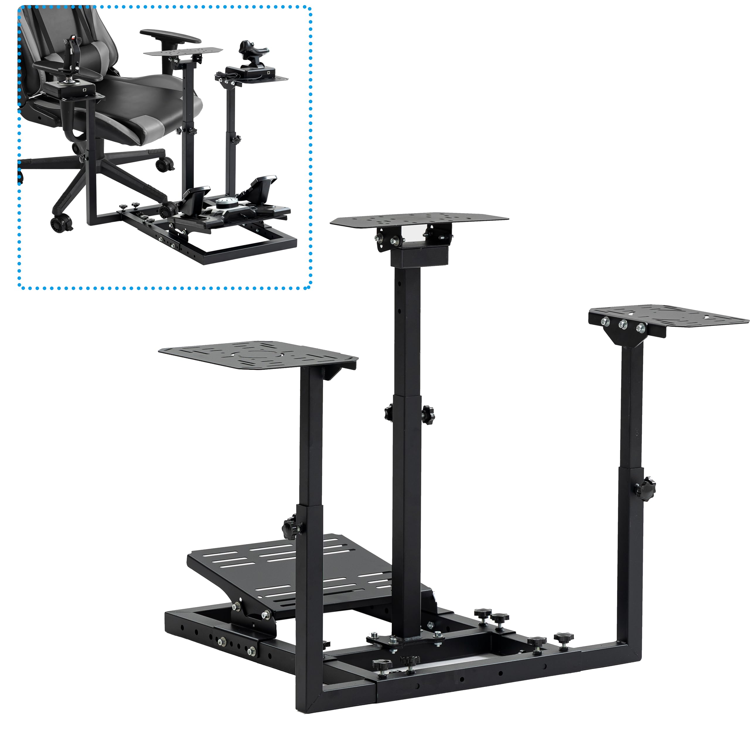 Mua Anman Pro Flight Sim Stand Racing Wheel Frame Dual-Purpose Fit for ...