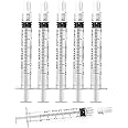 3ml Luer Lock Syringe without Needle - 3cc Plastic Syringes, Sterile, Individually Sealed, Pack ...