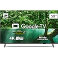 Smart TV Philips 50" 4K 50PUG7408/78, Google TV, Comando de Voz, Dolby Vision/Atmos, VRR/ALLM ...