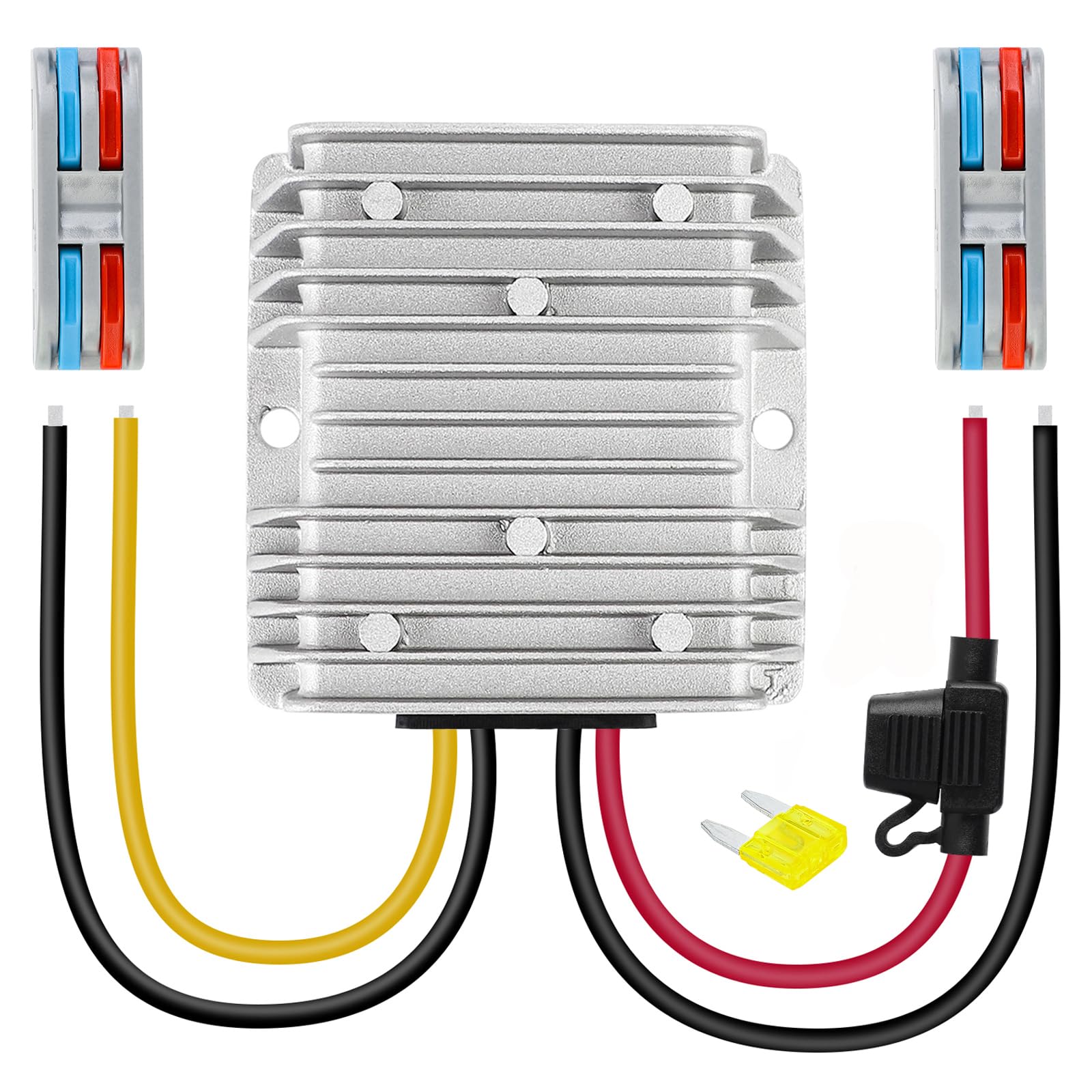 HOMELYLIFE 20A 240W DC 18V 20V 24V 36V 48V to 12V Voltage Converter ...