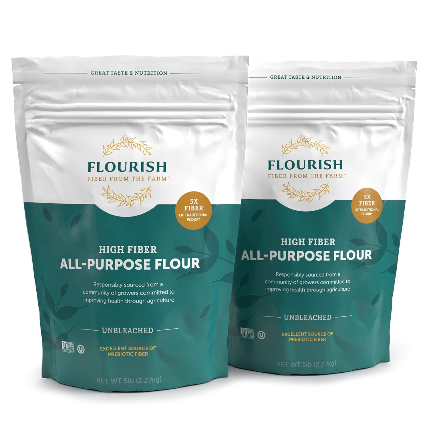 Amazon.com : Flourish Fiber from The Farm - High Fiber/ Low Carb ...