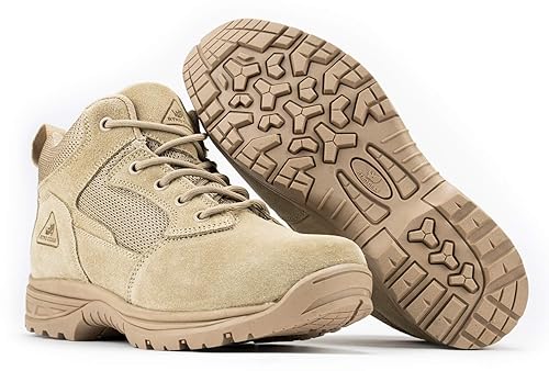 RYNO GEAR Men's Military & Tactical Boots, CoolMax Tactical Combat ...