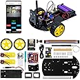 LAFVIN 2WD Smart Robot Kit de inicio de cámara ESP32 con tutorial compatible con Arduino IDE ...