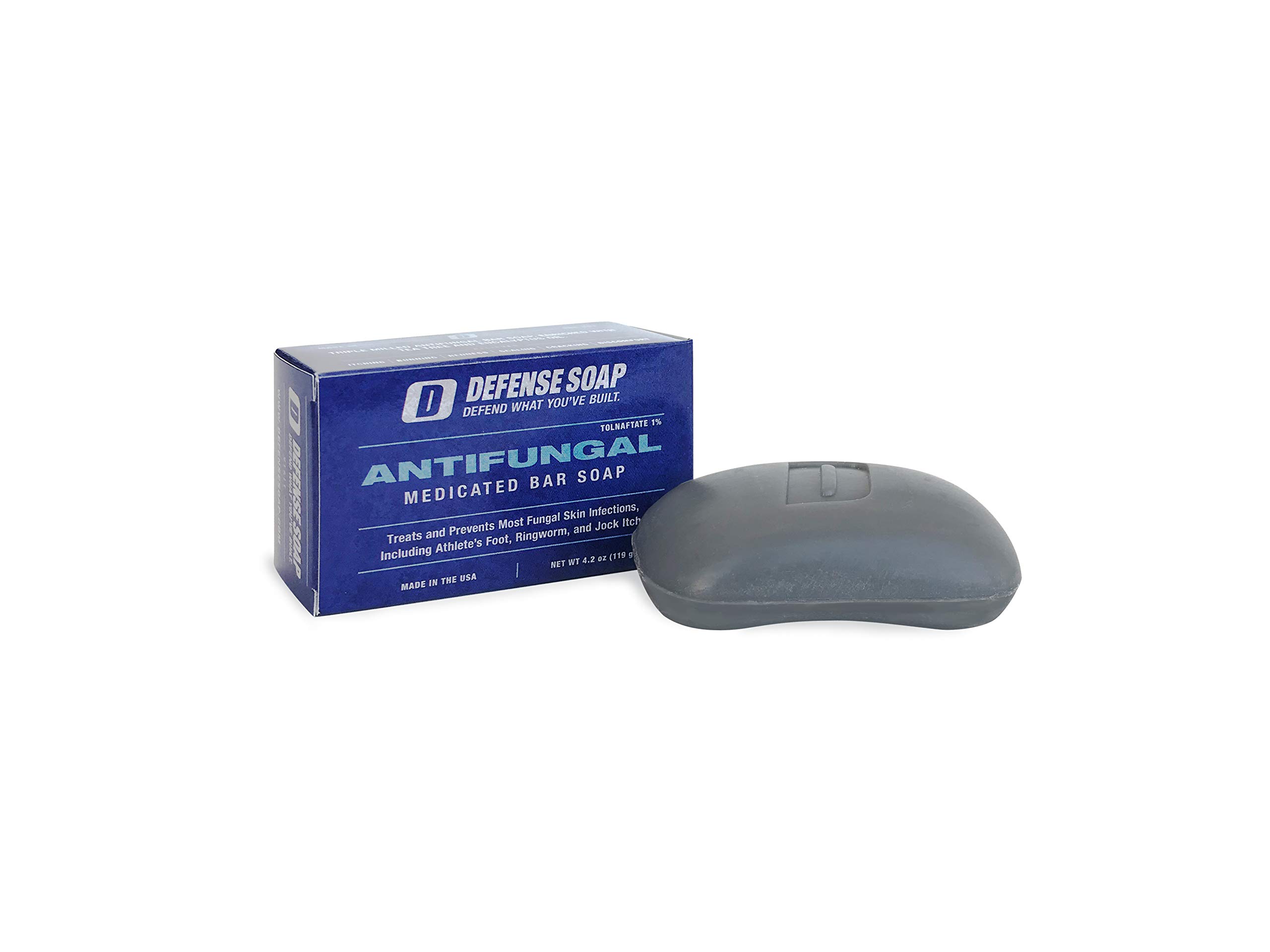 Defense Antifungal Medicated Bar Soap | Intensive Fungus Treatment for ...