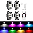 Amazon.com: PIFOOG Wireless Led Strobe Lights for Car Motorcycle Remote Control RGB Anti ...