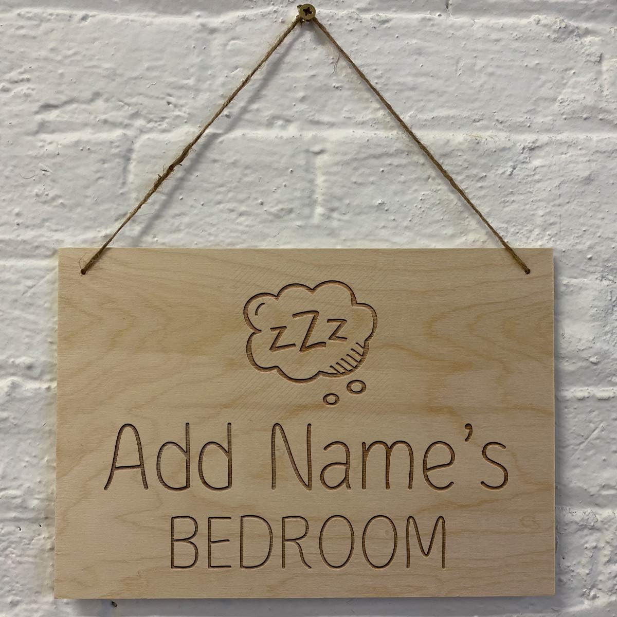 CutnCraft Designs Personalised Bedroom Door Sign Add Name Custom ...